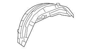 2018-2020 Jeep Wrangler Shield-Splash - Passenger Side (RH) 68270816AD ...