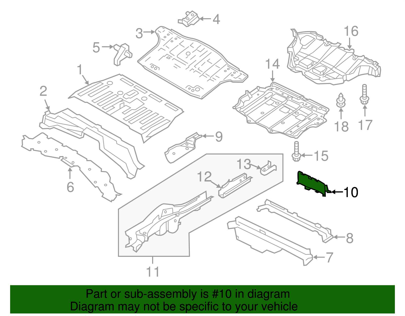 2020-2025 Nissan LEAF Upper Cross-Member G45T0-5SPMA | Nissan RVA