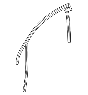 2020-2025 Cadillac XT6 Weatherstrip 84978853 GM | GMPartsDirect.com