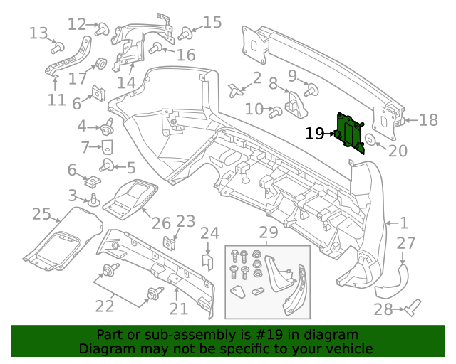 Genuine Reinforcement Bracket for 2012-2019 Land Rover Range Rover ...