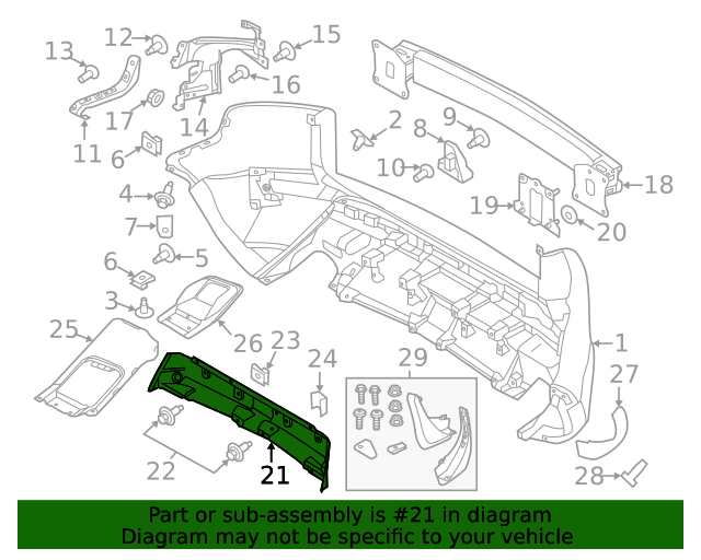 2012-2019 Land Rover Range Rover Evoque Lower Shield LR027245 | OEM ...