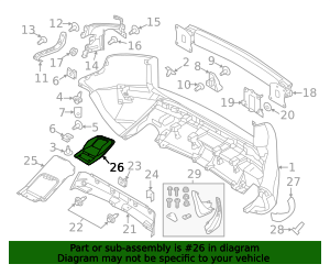 Genuine Bezel for 2016-2017 Land Rover Range Rover Evoque | Land Rover ...