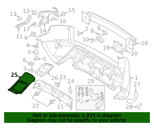 Genuine OEM Trim Cover Part# LR028089 Fits 2012-2019 Land Rover Range ...