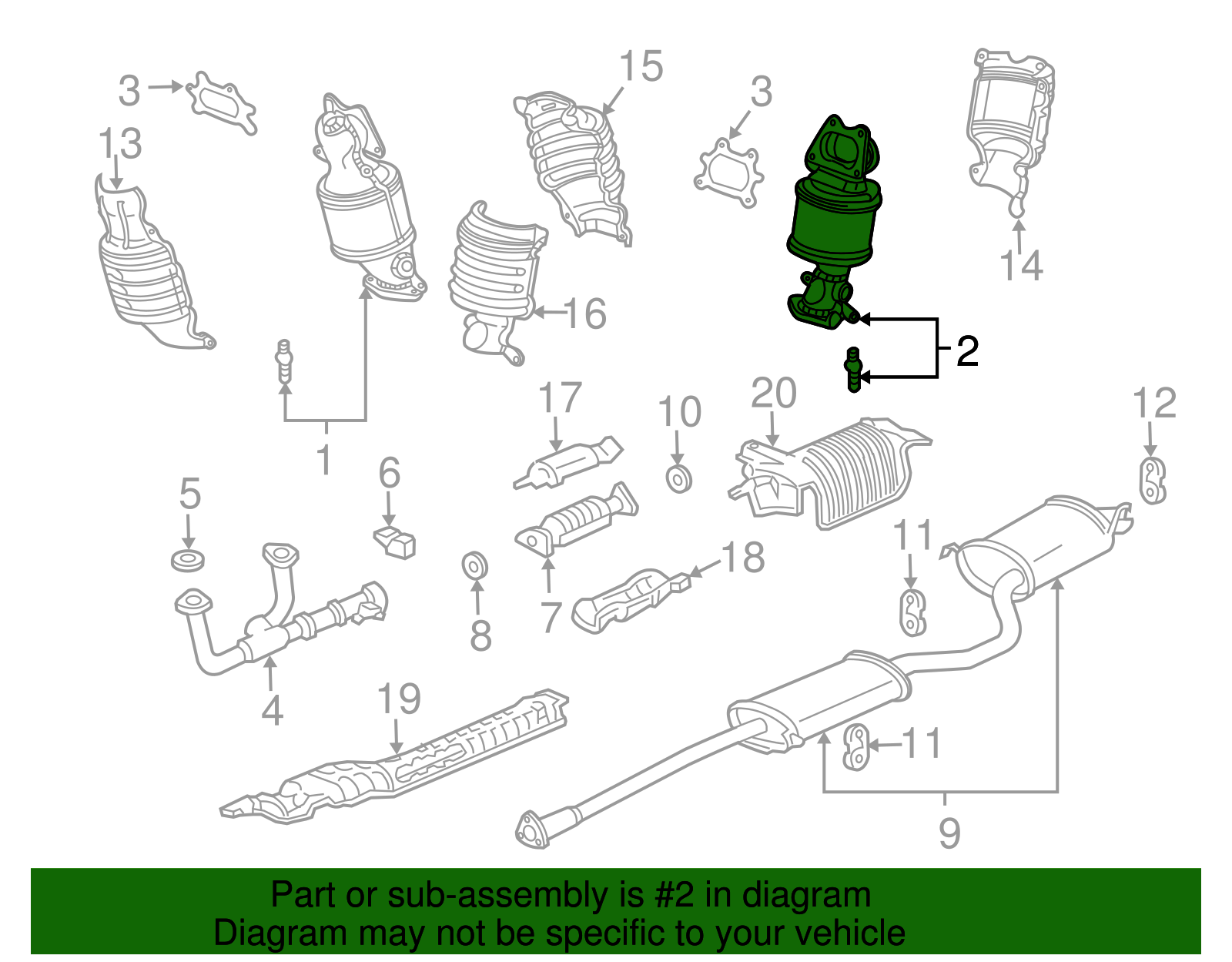 2006-2008 Honda Ridgeline Catalytic Converter 18290-RJE-A00 | Retail ...