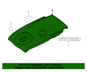 274-010-67-07 - Engine Cover 2015-2020 Mercedes-Benz | Mercedes-Benz ...