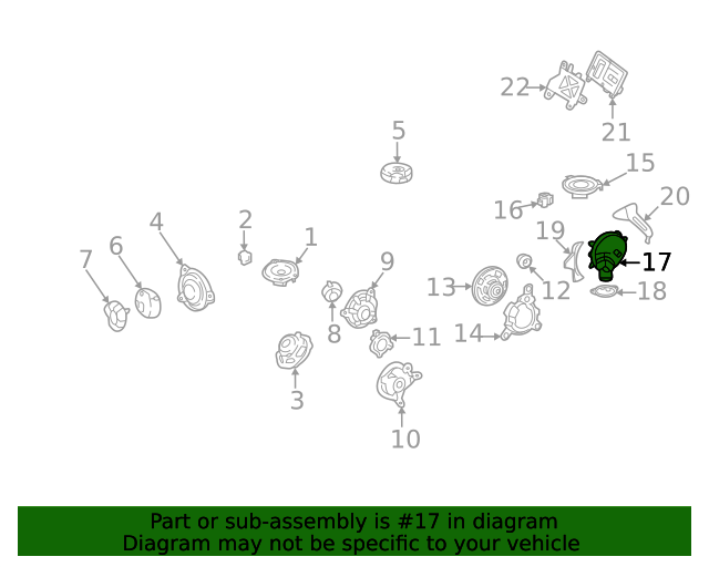 290-820-08-00 - Speaker 2019-2023 Mercedes-Benz | Mercedes-Benz USA Parts