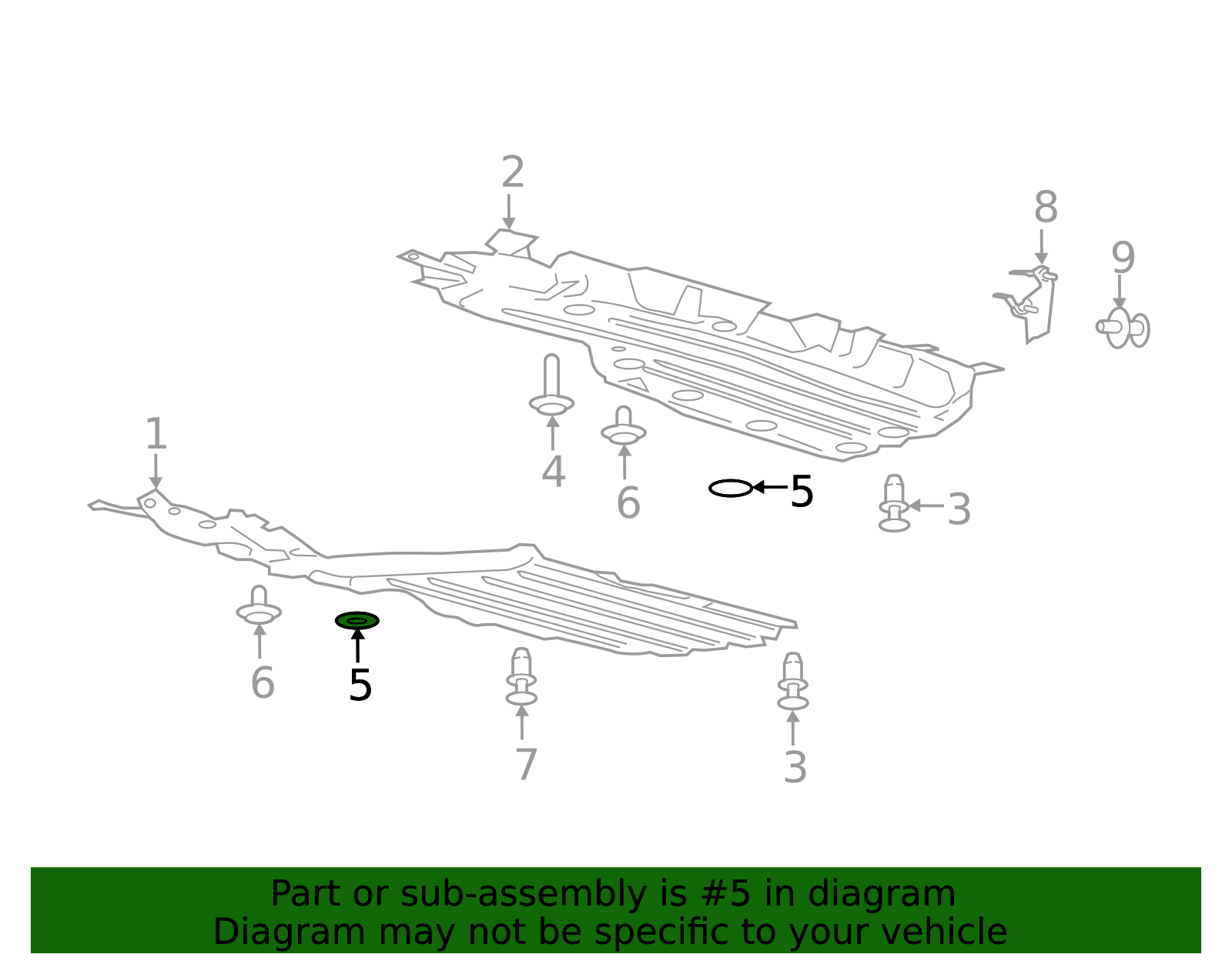 2020-2025 Ford Air Deflector Retainer Nut W719609-S900 | OEM Parts Online
