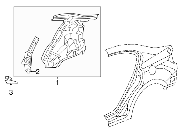 64323-TR0-A01 - Separator 2012-2015 Honda Civic | Honda Parts Online