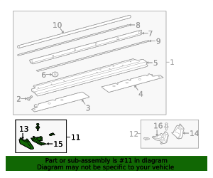 463-520-59-00 - Running Board End Cap 2019-2023 Mercedes-Benz ...