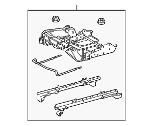 2017-2019 Toyota Highlander Frame Assembly 79102-0E080 | Toyota Parts ...