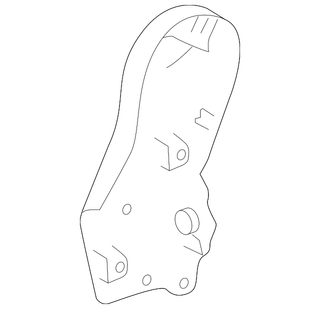 Genuine OEM Cushion Shield Part# 71828-0E080-C0 Fits 2014-2019 Toyota ...