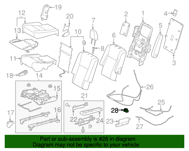 2010-2023 Toyota Heater Control 87501-60040 | Sparks Parts