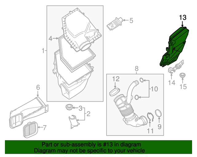 Genuine BMW 13-71-8-678-922 | Resonator | FREE Shipping on Most Orders ...