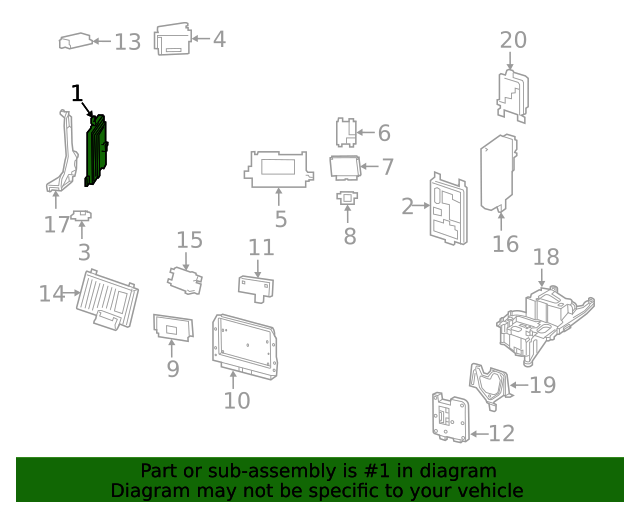 2020-2023 Mercedes-Benz Infotainment Display Control Module 213-900-26 ...