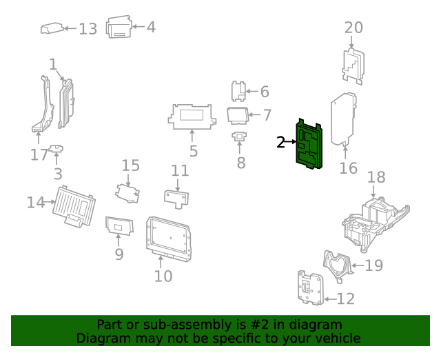 213-900-67-36 - Control Module 2022-2023 Mercedes-Benz ...