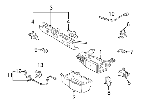 Emission Components for 2002 Toyota Highlander | OEM Parts Online
