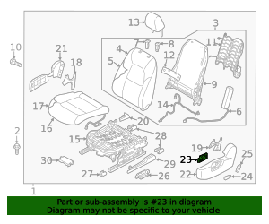 ghl288158 - Seat Switch 2014-2023 Mazda | AutoNation Parts