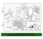 2017-2023 Mazda CX-5 Seat Switch k15788158 | TascaParts.com
