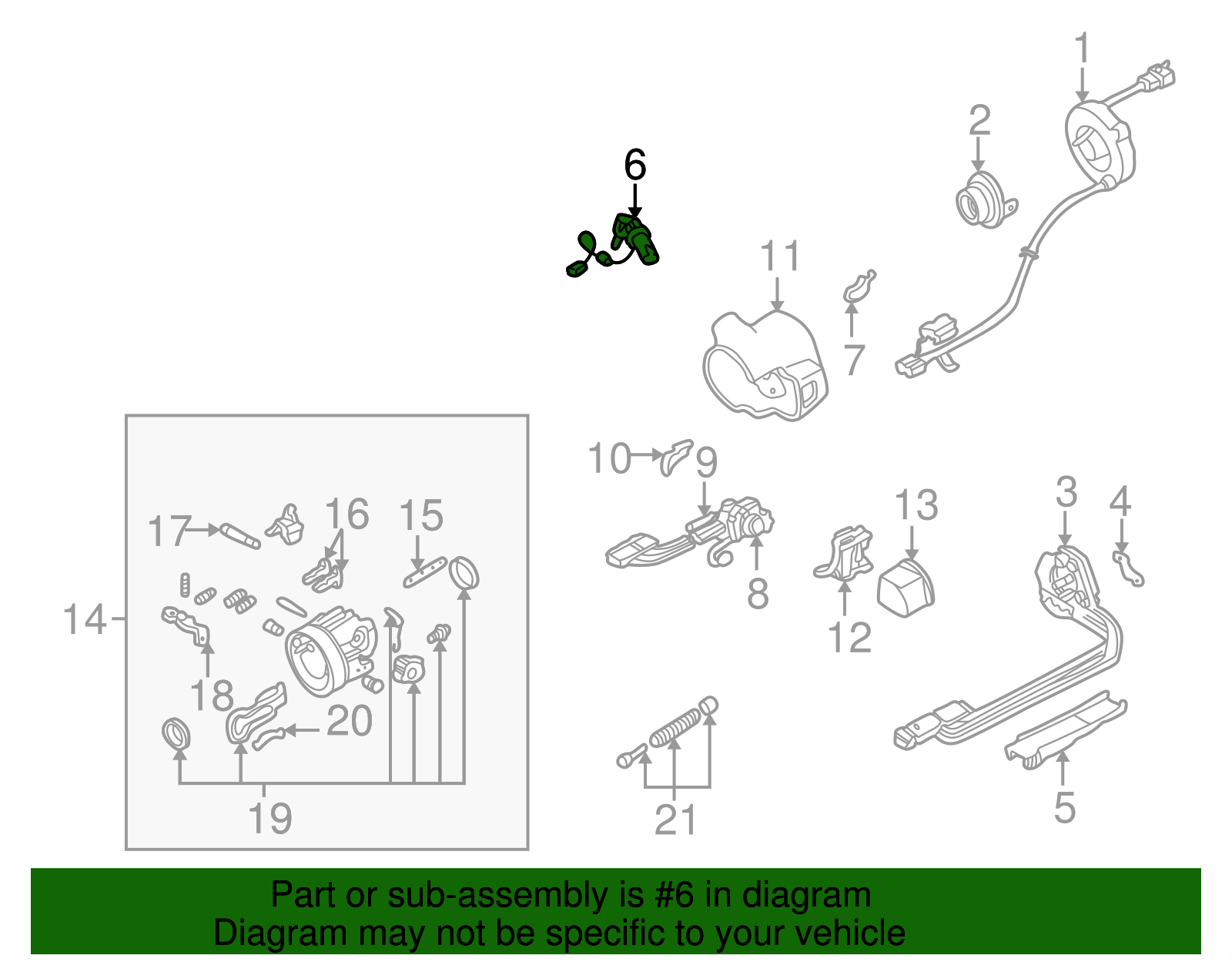 1986-2002 GM Ignition Lock Cylinder 26033390 | OEM Parts Online