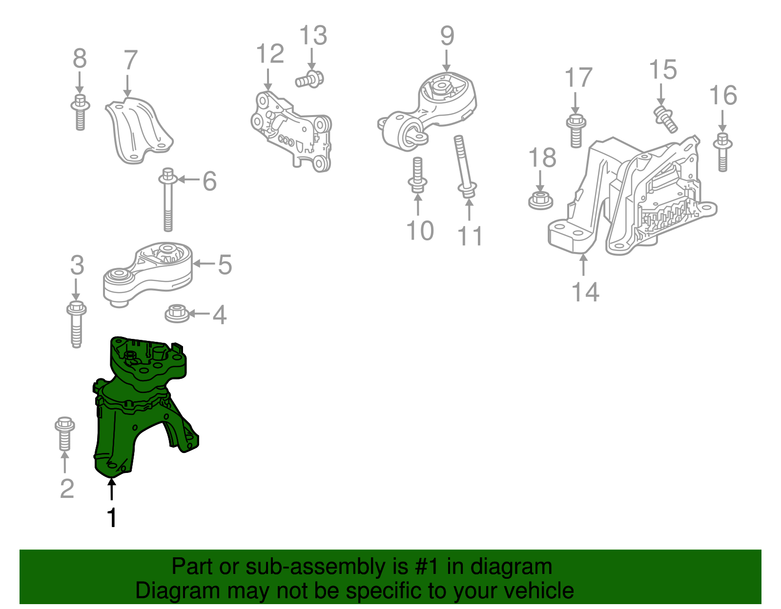50820-TVC-A31 - Side Mount 2018-2022 Honda Accord | Honda Parts Online