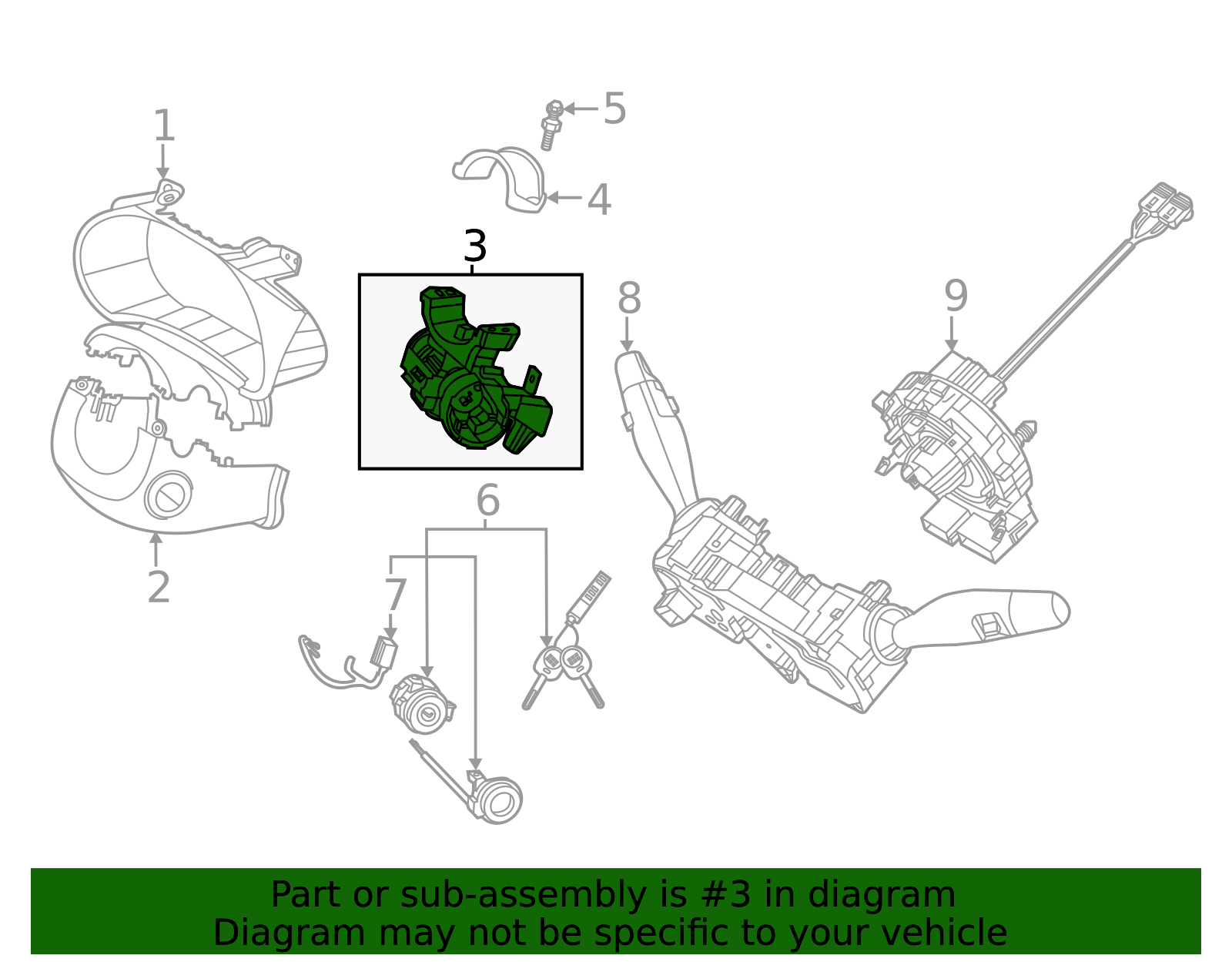 81910-M7110 - Ignition Switch 2019-2024 Kia | Kia.Parts Store