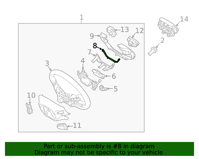 2020-2022 Genesis G90 Bezel Assembly Upper 56171-D2200-VNB | QuirkParts