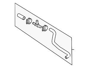 2011-2014 Porsche Cayenne Engine Coolant Crossover Pipe 958-106-351-00 ...