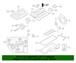 Genuine BMW 11-12-7-575-422 | Sleeve | FREE Shipping on Most Orders ...