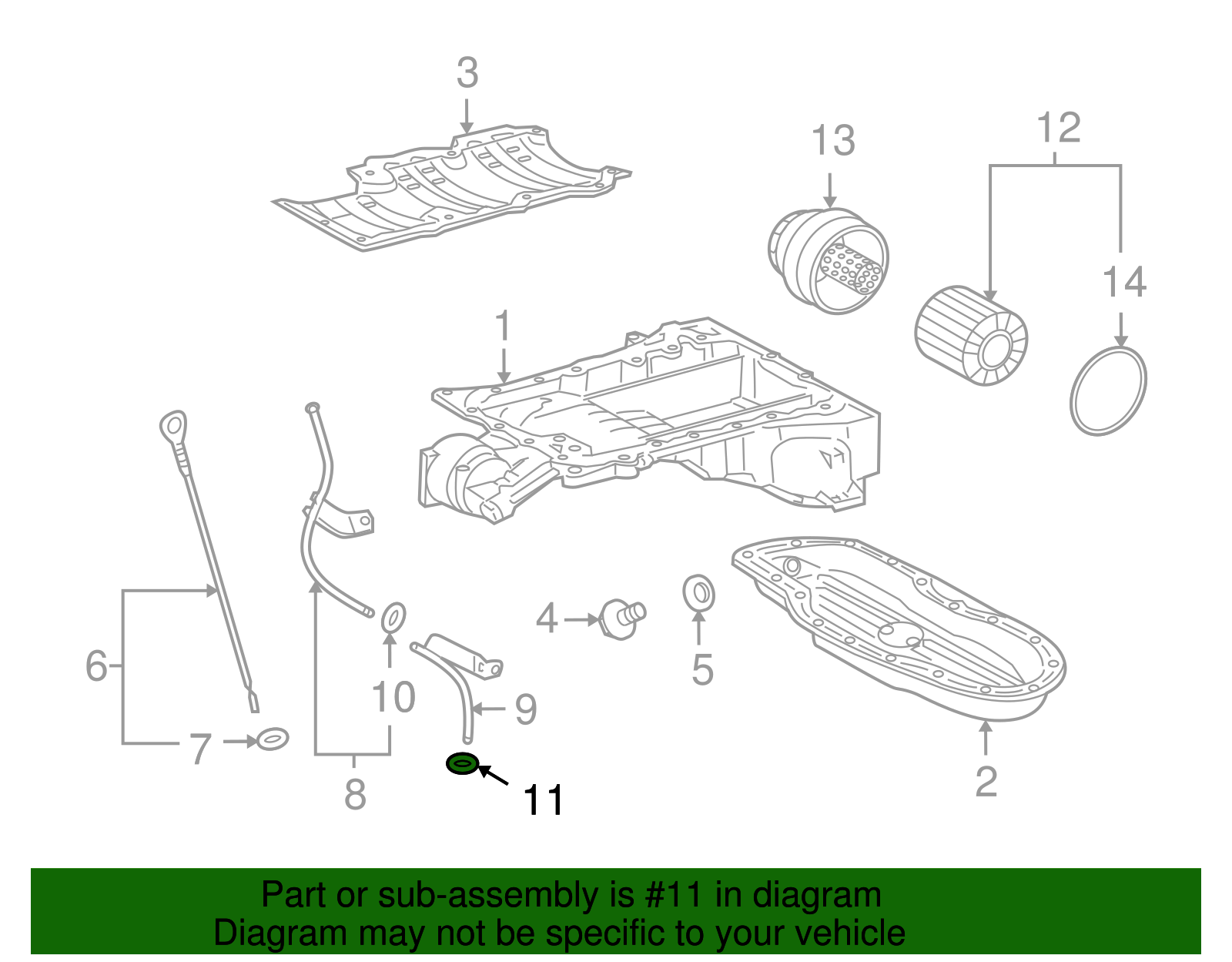 90301-12018 - 2006-2024 Lexus - Engine Oil Dipstick Tube Seal | My L Parts