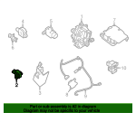 98581-3SG5A - Air Bag Impact Sensor - 2013-2019 Nissan | World OEM ...