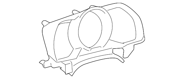 2020-2023 Toyota 4Runner Cluster Trim 55404-35350 | Toyota Parts