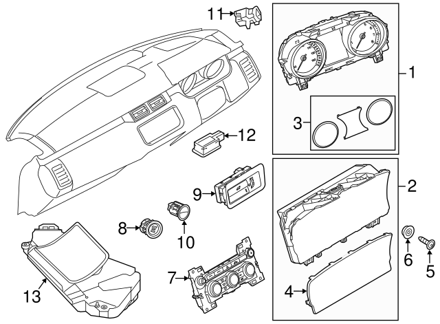 Genuine OEM Temp Sensor Part# LR062233 Fits 2008-2023 Land Rover: Up To ...