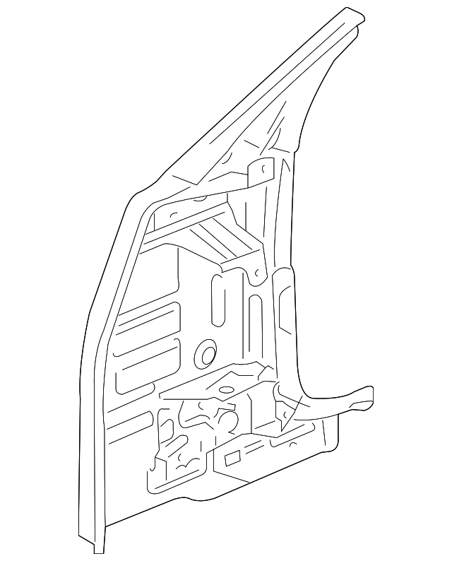 2017-2020 Chevrolet Camaro Hinge Pillar Reinforced - Driver's Side (LH ...