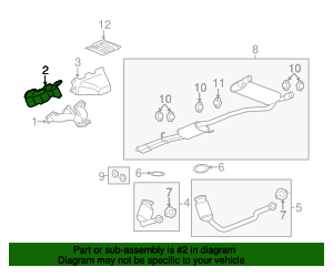 2006-2011 GM Exhaust Manifold Gasket 12589048 | Auto Parts Express
