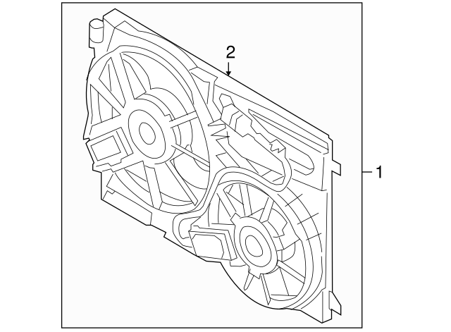 2007-2016 Volvo Fan Shroud 30792924 | TascaParts.com