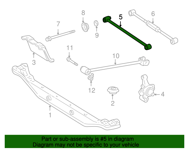 1993-2002 Toyota Corolla Ft Lower Control Arm 48710-02060 | Toyota Parts