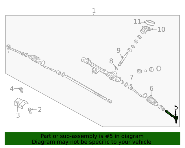 2020-2023 Hyundai Sonata Outer Tie Rod 56825-L1000 | OEM Parts Online