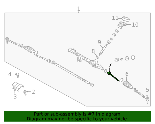 Genuine Inner Tie Rod for 2020-2023 Hyundai Sonata | Part# 56540-L1000 ...