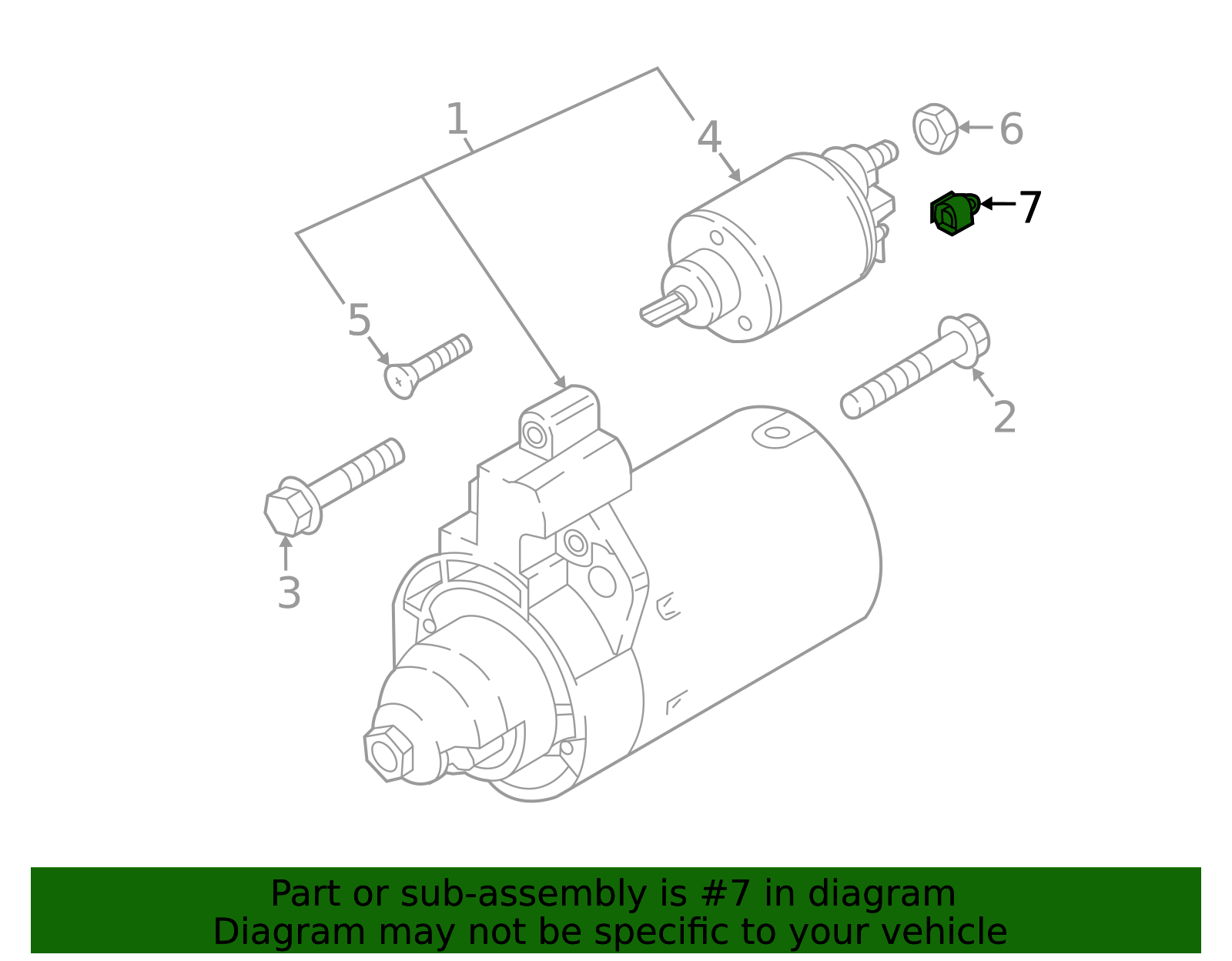 2019-2023 Audi Starter Solenoid Connector 1K0-973-751 | Audi USA Parts
