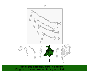 2007-2012 Hyundai Elantra Ignition Coil 27301-23900 | OEM Parts Online