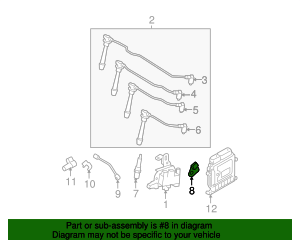 2001-2012 Hyundai Crankshaft Position Sensor 39180-23910 | OEM Parts Online