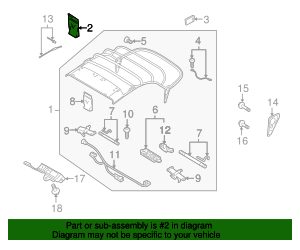 2010-2017 Audi Top Frame Mount Kit 8F0-898-241-A | Audi USA Parts