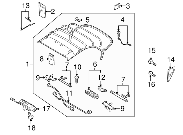 2010-2017 Audi Latch Assembly 8F0-871-499 | OEM Parts Online