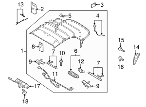 2010-2017 Audi Latch Assembly 8F0-871-499 | OEM Parts Online