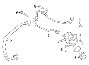 2021 Ford F-150 Tube Assembly ML3Z-9J323-B | TascaParts.com