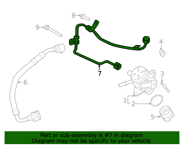 2021 Ford F-150 Tube Assembly ML3Z-9J323-B | TascaParts.com