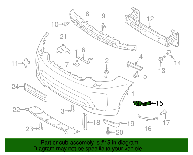 Genuine OEM Air Duct Part# LR083228 Fits 2017-2022 Land Rover Discovery ...