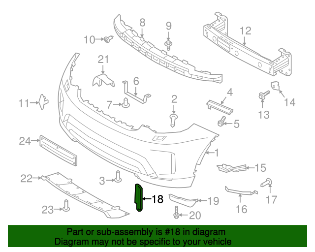 Genuine OEM Trim Cover Part# LR136744 Fits 2020 Land Rover Discovery ...