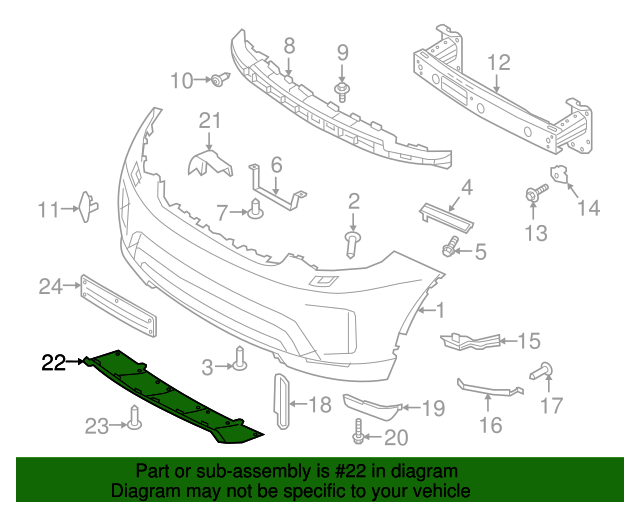Genuine Lower Cover for 2017-2021 Land Rover Discovery | Land Rover ...