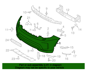 2017-2022 Land Rover Discovery Bumper Cover LR083060 ...